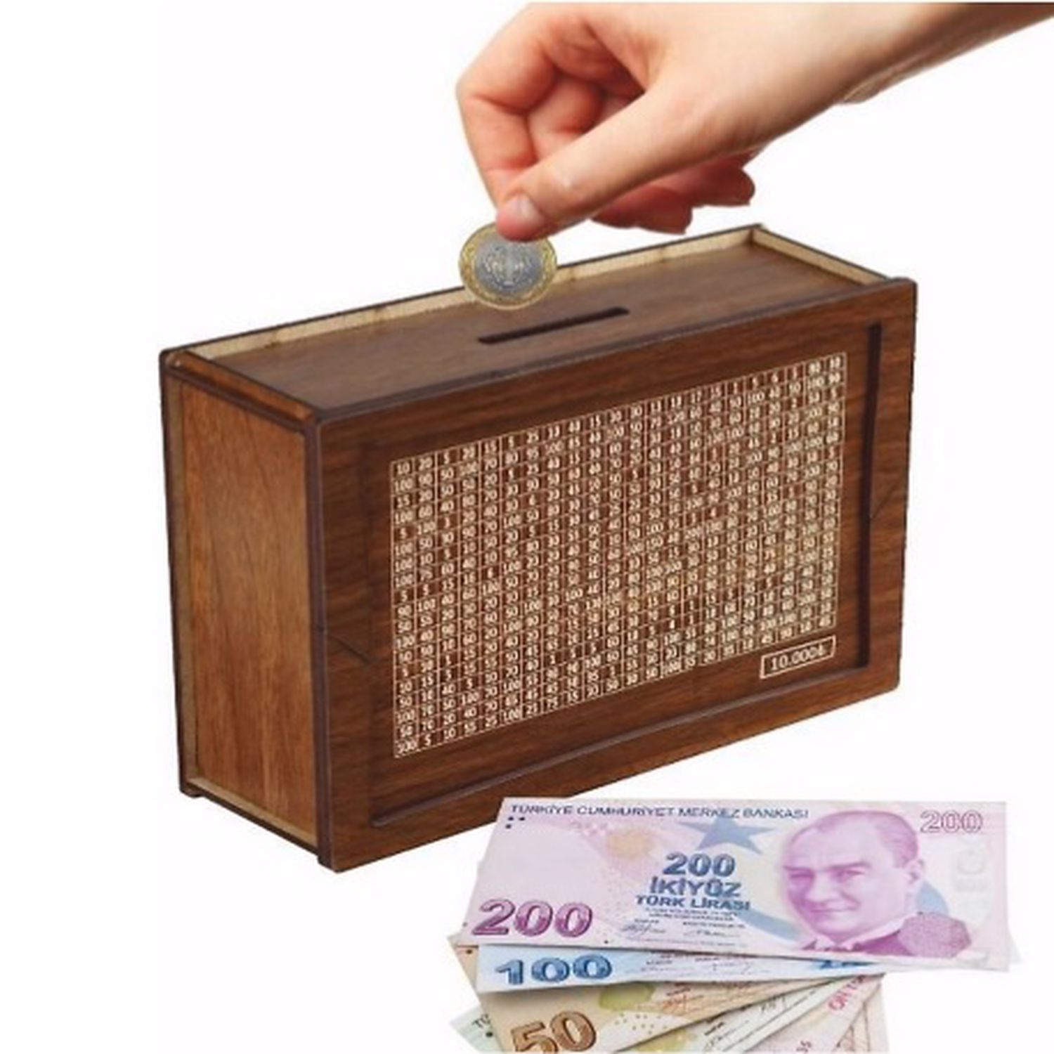 Ah ap Parabox Hedef Kumbara 10 000 TL Para Biriktirme Kutusu Ah ap Parabox Hedef Kumbara 10 000 TL Para Biriktirme Kutusu